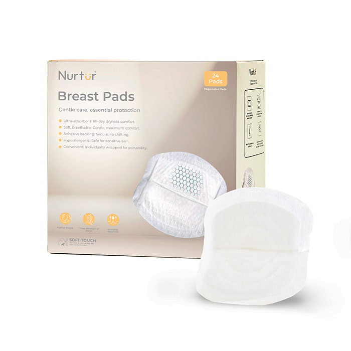 Nurtur Disposable Breast Pads for Nursing Mothers – Pack of 24 – Ultra